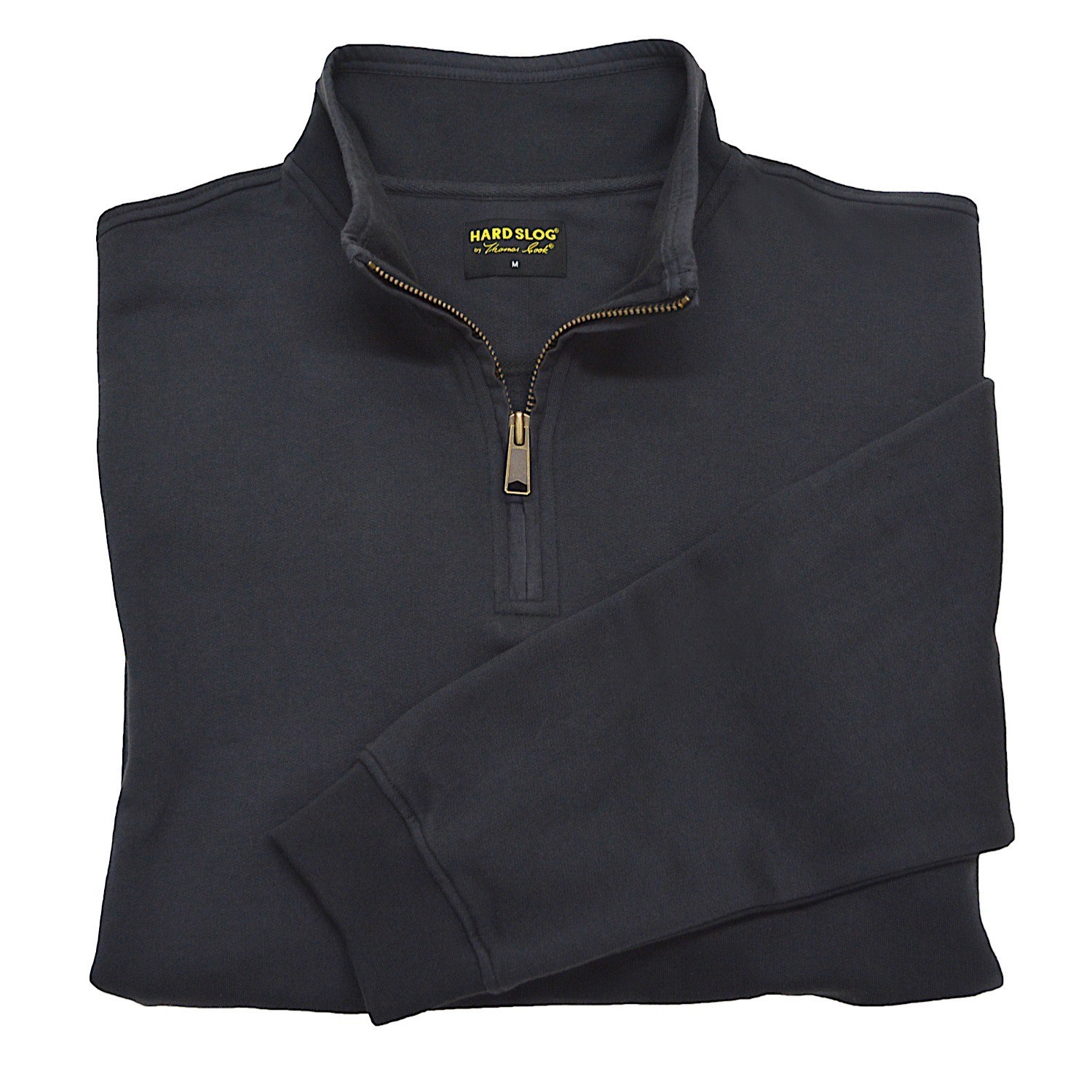 Hard Slog Mens 14 Zip Fleece Top Charcoal Port Phillip Shop